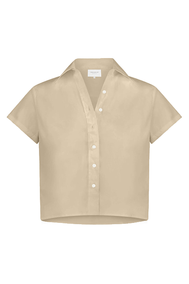 The Boxy Short Sleeve Cropped Shirt – The Shirt